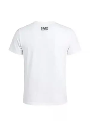 Roberto Cavalli Tiger-head Graphic-print T-shirt