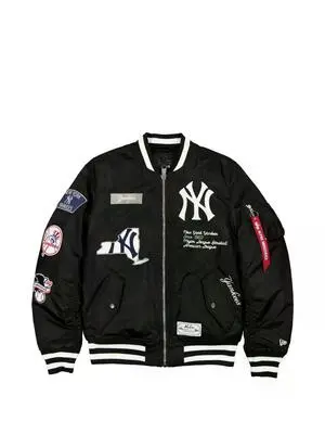 New Era Alpha Industries X Yankees Ma-1 Bomber Jacket - Black