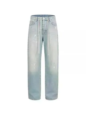 STATE OF ORDER Paint-splatter Drawstring Jeans
