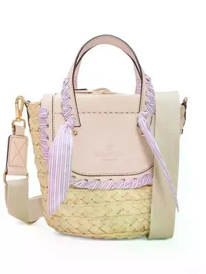 CUBA LAB Habanera Raffia Tote Bag