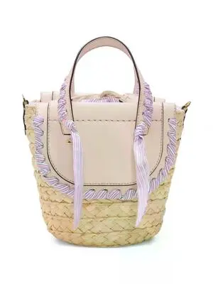CUBA LAB Habanera Raffia Tote Bag