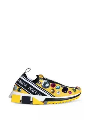Dolce & Gabbana Sorrento Crystal-embellished Sneakers