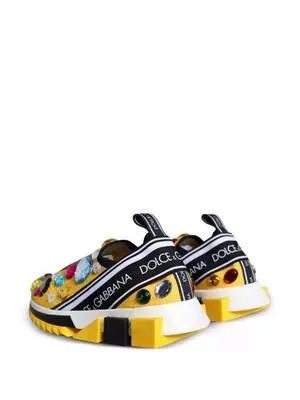 Dolce & Gabbana Sorrento Crystal-embellished Sneakers