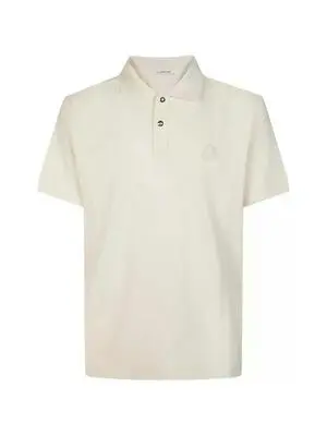 Moncler Logo-patch Polo Shirt - Neutrals