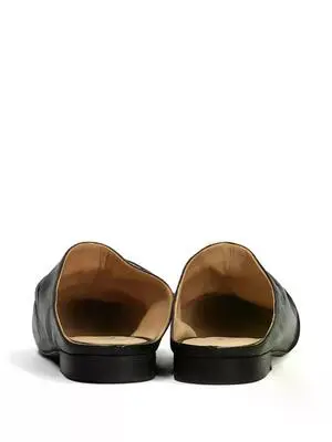 ALCHIMIA Ruched Pointed-toe Mules