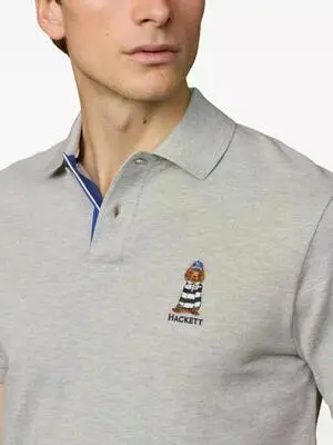 HACKETT Embroidered Collar Polo Shirt