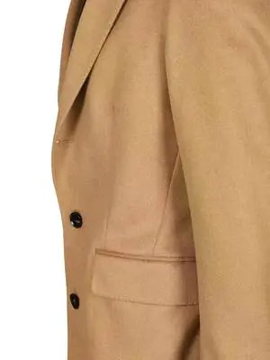 AL DUCA D’AOSTA 1902 Camel Peak Lapel Single-breasted Coat