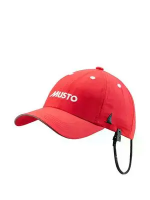 MUSTO Embroidered Logo Baseball Cap - Red