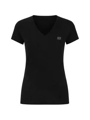 Armani Exchange Armani Exchange V-Neck T-Shirt With Logo Patch Uc001