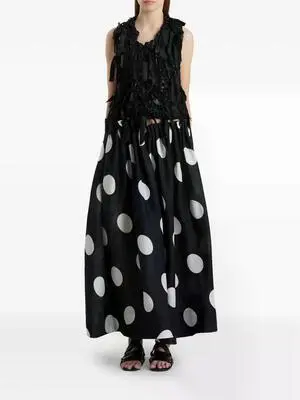 Khaite Polka-dot Skirt