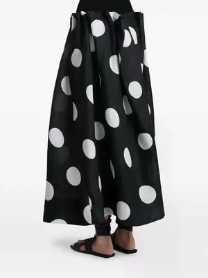 Khaite Polka-dot Skirt