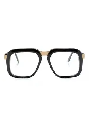 Cazal Square Frame Eyeglasses - Black
