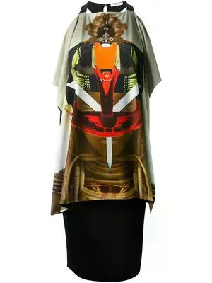 Givenchy Tribal Print Dress - Black