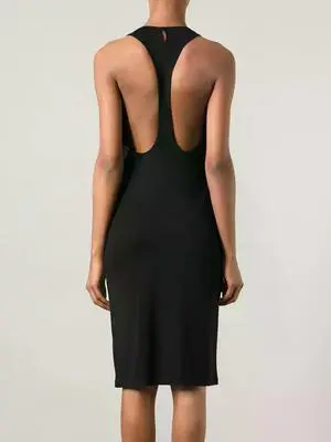 Givenchy Mask Graphic Halterneck Midi Dress