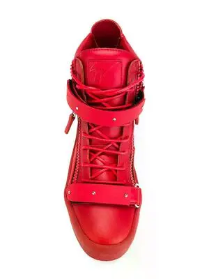 GIUSEPPE ZANOTTI Zip Detail High-top Sneakers