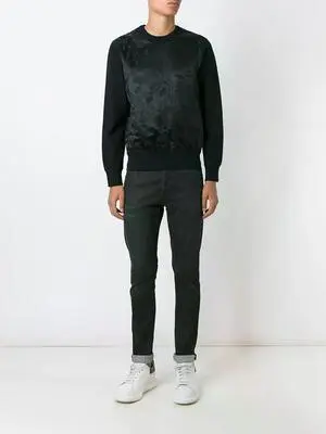 Alexander McQueen Skull Jacquard Sweatshirt