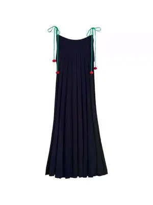 Chinti & Parker Cherry Straps Midi Dress