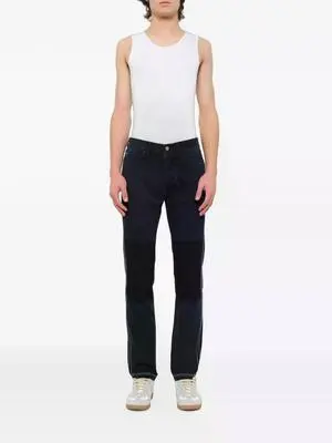 LANVIN Contrast Knee Jeans