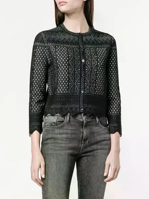 Alexander McQueen Cropped Cardigan