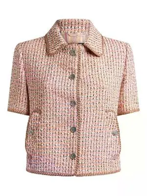 Etro Check Tweed Jacquard Jacket