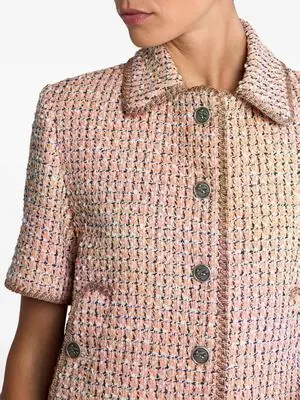 Etro Check Tweed Jacquard Jacket