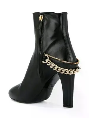 LANVIN Chain Detail Ankle Boots