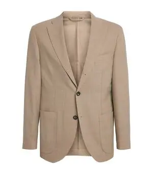 Eton Wool-blend Tech Blazer