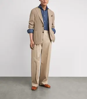 Eton Wool-blend Tech Blazer