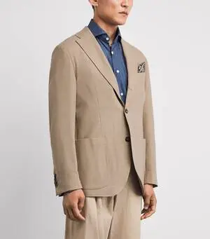 Eton Wool-blend Tech Blazer