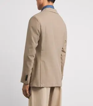 Eton Wool-blend Tech Blazer