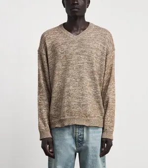 MAISON MARGIELA Wool V-neck Sweater