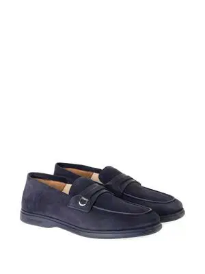 FERRAGAMO Leather Loafers - Blue