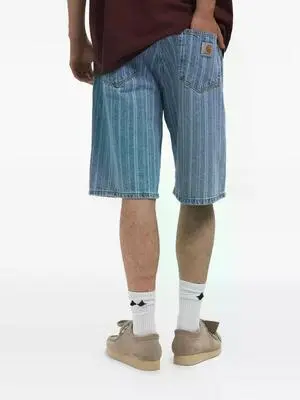 Carhartt Work In Progress Striped Denim Shorts