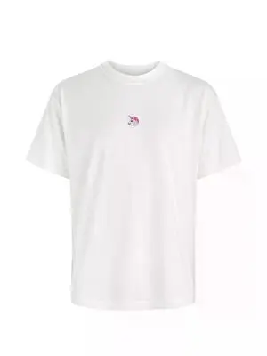 ALBERTO BRESCI Embroidered T-shirt - White