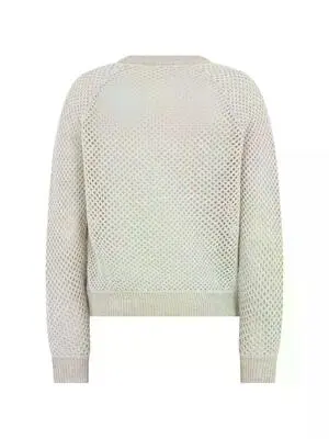 Peserico Open-knit Raglan-sleeve Sweater