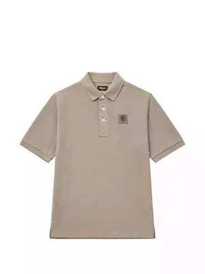 BLAUER. Logo-patch Polo Shirt