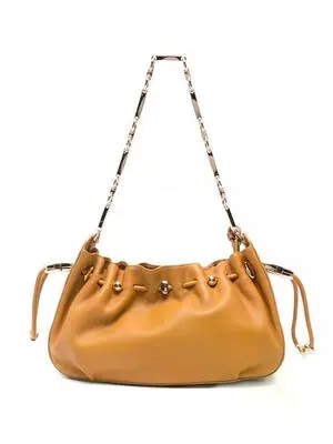 Zimmermann Halcyon Ruched Chain-link Shoulder Bag