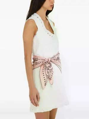 FERRAGAMO Paisley Print Silk Scarf - Pink