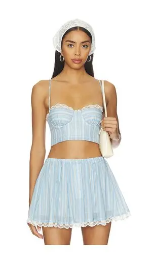Majorelle Pietra Bra Top In . Also - Blue