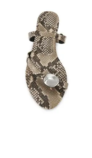 Madewell Cera Thong Sandal - Beige