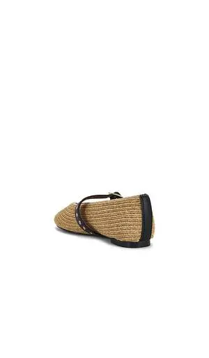 Madewell Raffia Mary Jane Flat