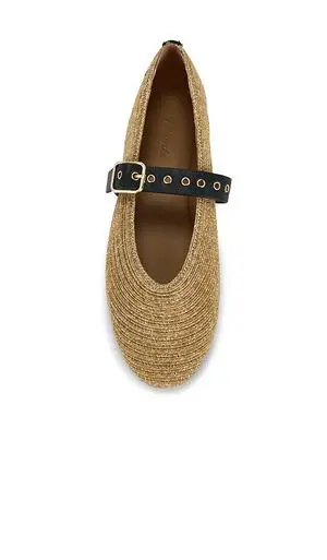 Madewell Raffia Mary Jane Flat