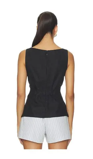 Madewell Linen Addison Top