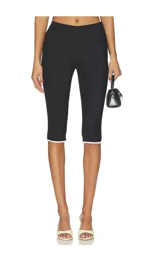 LISA SAYS GAH Bea Pedal Pusher Pants - Black