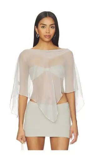 BUCI Honeycrisp Poncho - Grey