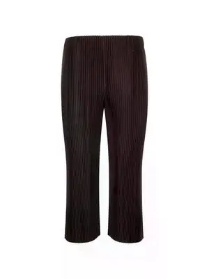 Issey Miyake Pleated Cropped Trousers