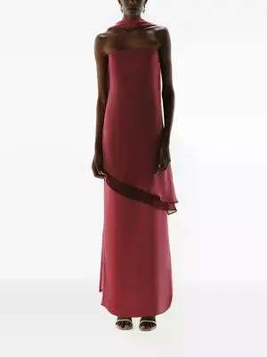 BAOBAB Strapless Scarf-detail Dress