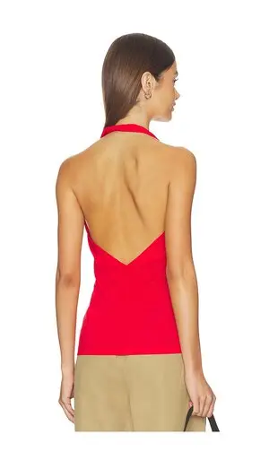 Helmut Lang Twist Dancer Top - Red