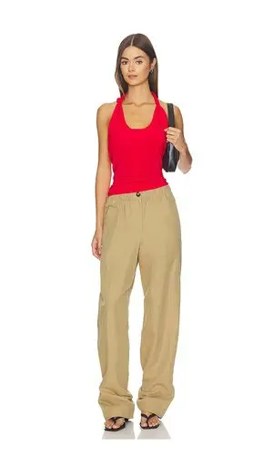 Helmut Lang Twist Dancer Top - Red