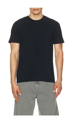 Vince Garment Dye Short Sleeve Tee In . Also - Blue